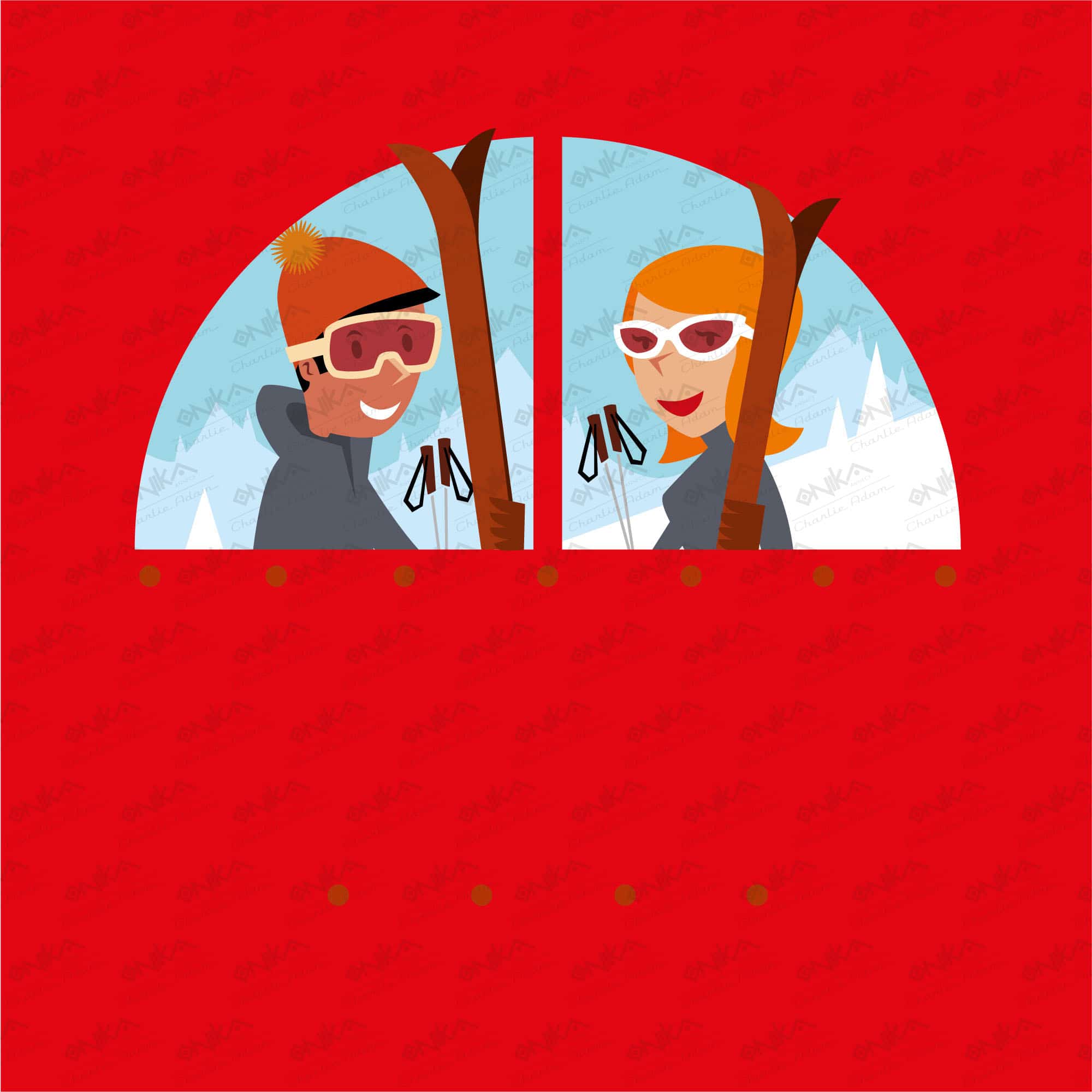 TÉLÉCABINE ROUGE - ONIKA